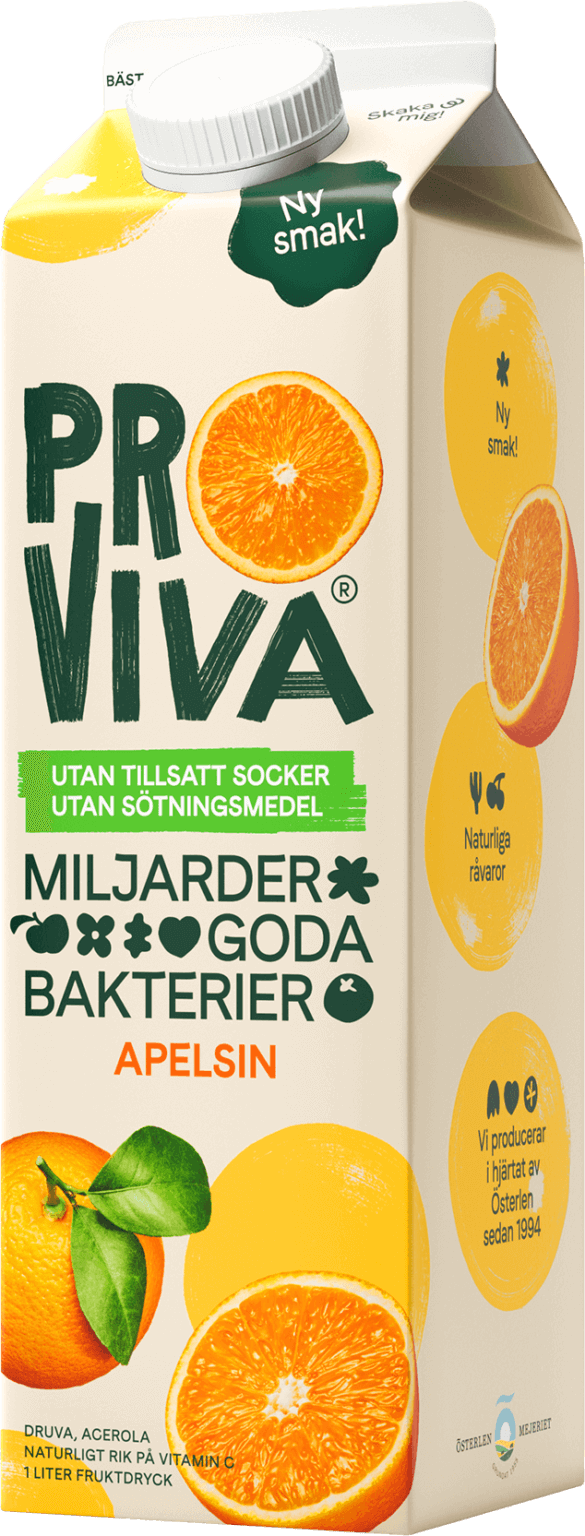 Apelsindryck - Mer än en apelsinjuice – ProViva
